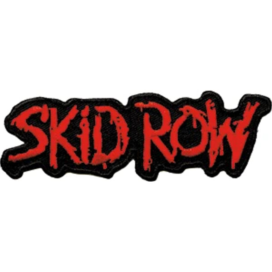 Skid Row Logo - Embroidered Iron-On Patch at Sticker Shoppe