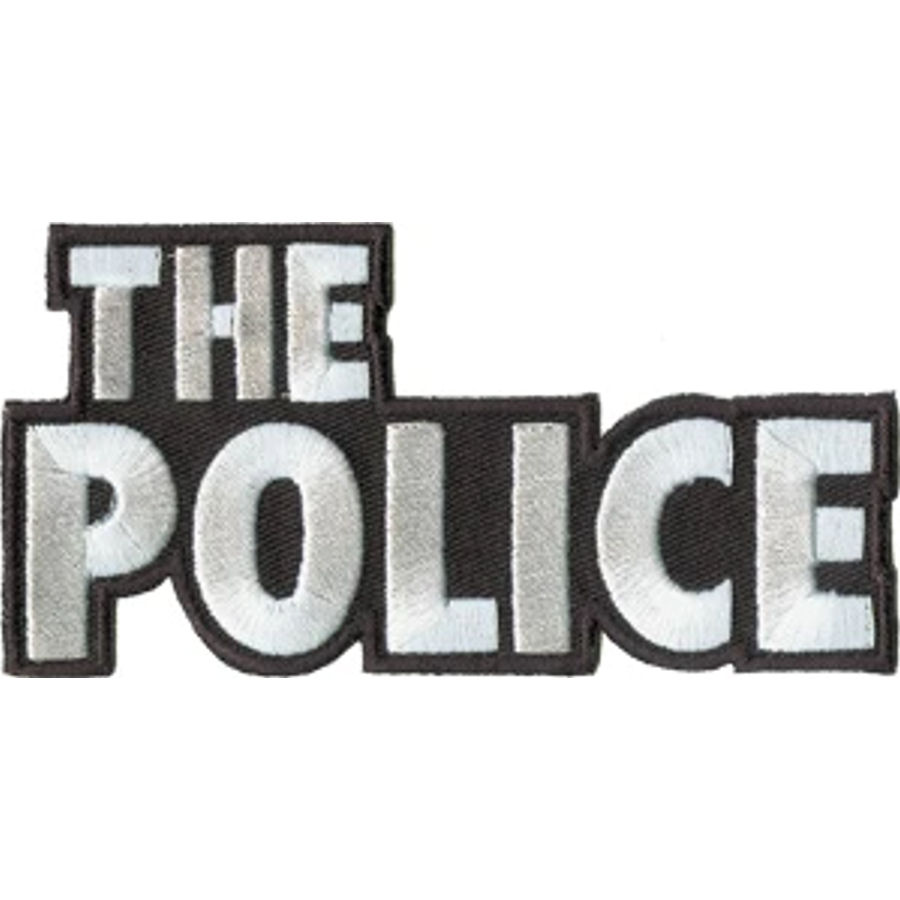 The Police Logo - Embroidered Iron-On Patch at Sticker Shoppe
