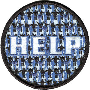 The Beatles Help - Embroidered Iron On Patch at Sticker Shoppe