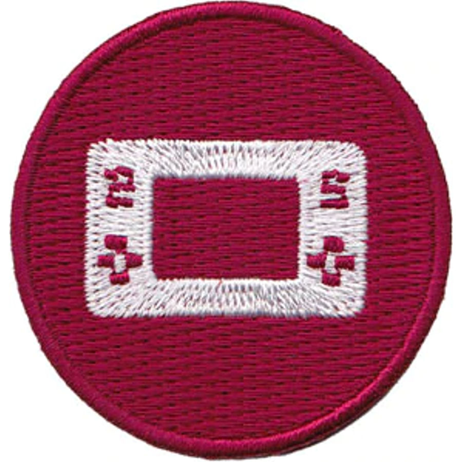 Retro Video Games Red Controller - Embroidered Iron-On Patch at Sticker ...