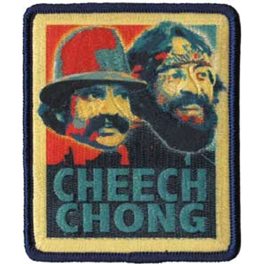 Cheech & Chong Retro - Embroidered Iron-On Patch at Sticker Shoppe