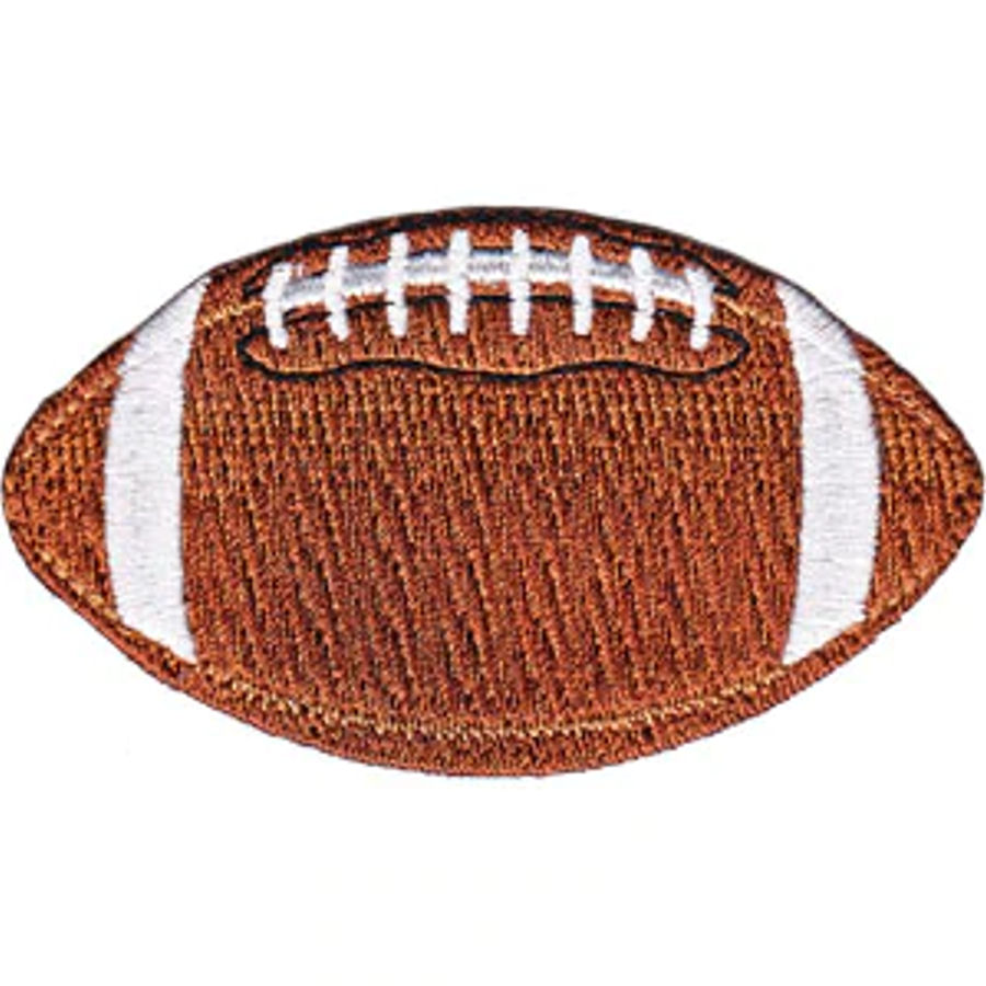 Football - Embroidered Iron-On Patch at Sticker Shoppe