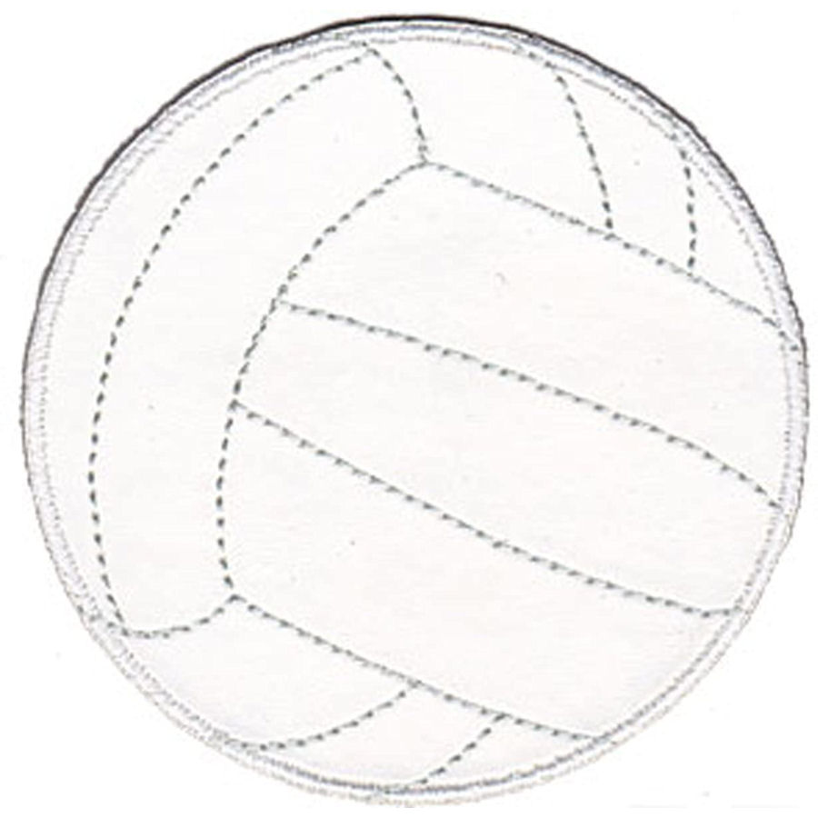 Volleyball - Embroidered Iron-On Patch at Sticker Shoppe