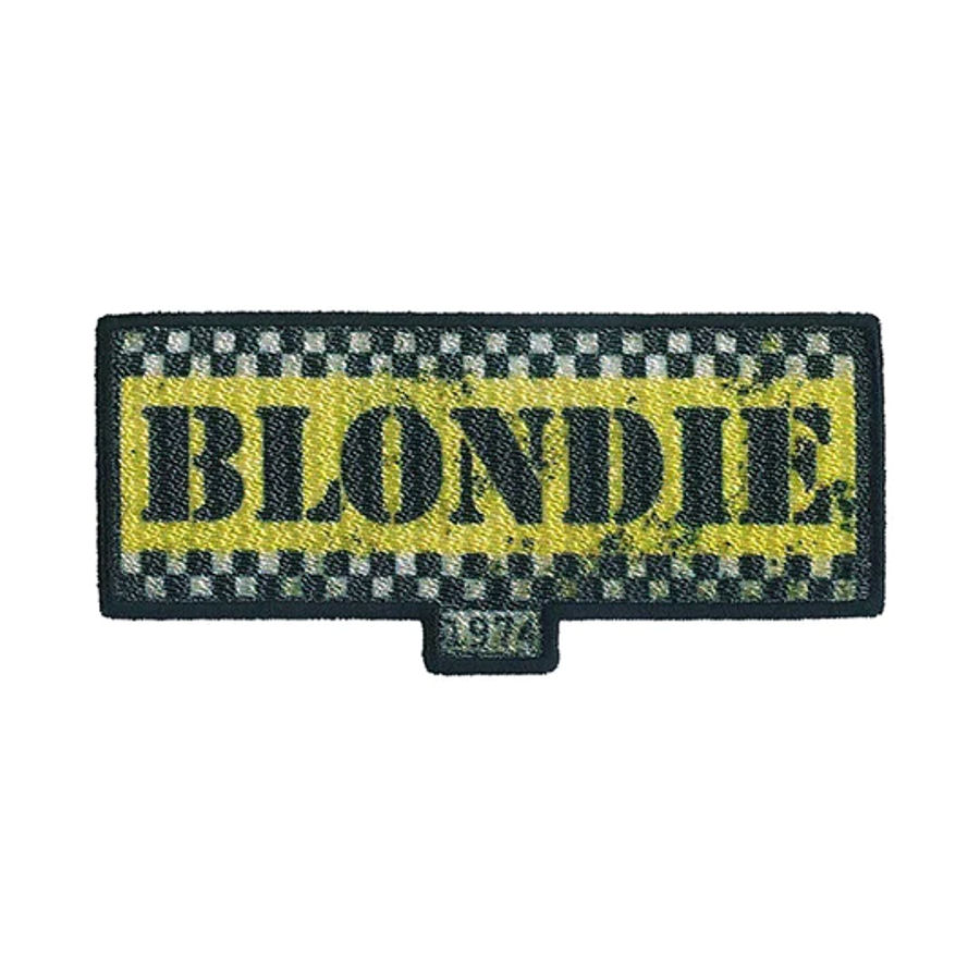Blondie Taxi Logo - Embroidered Iron-On Patch at Sticker Shoppe