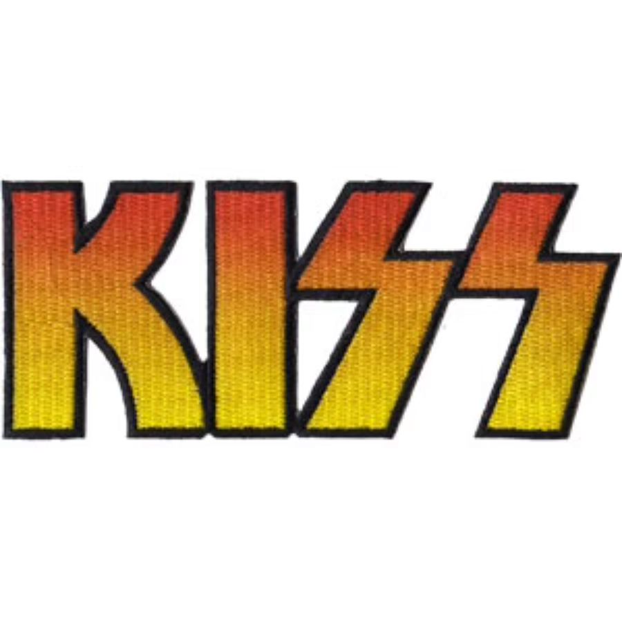KISS Logo - Embroidered Iron-On Patch at Sticker Shoppe