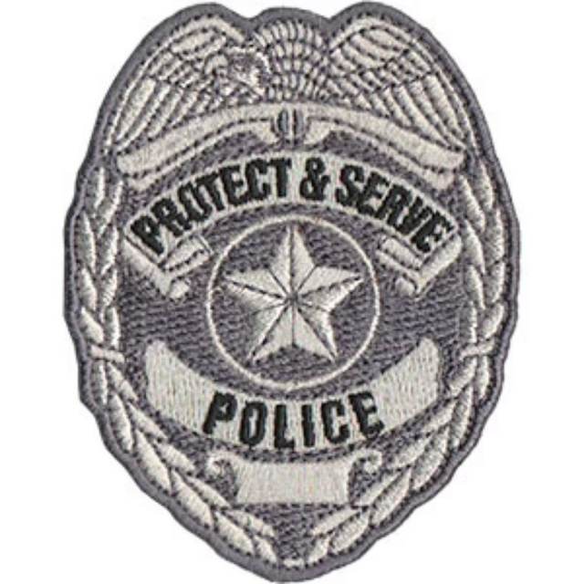 Embroidered Florida Police Badge HOLLYWOOD FL POLICE PATCH