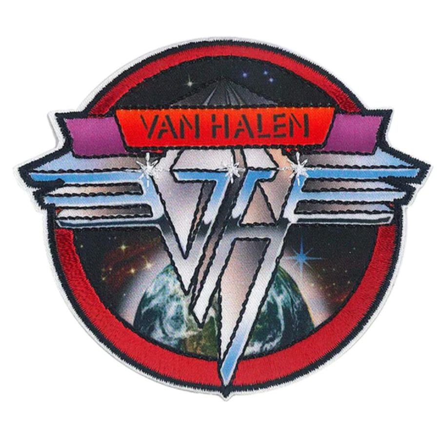 Van Halen Space Logo - Embroidered Iron-On Patch at Sticker Shoppe