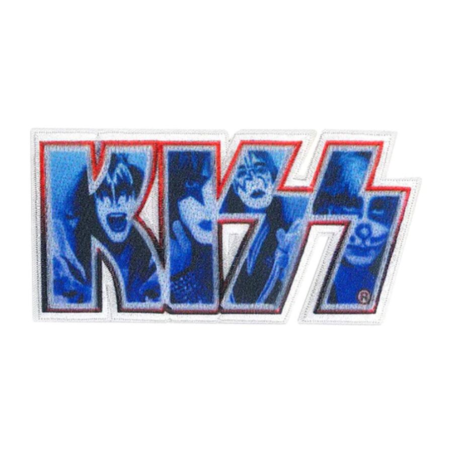 Kiss Band Logo - Embroidered Iron-On Patch at Sticker Shoppe