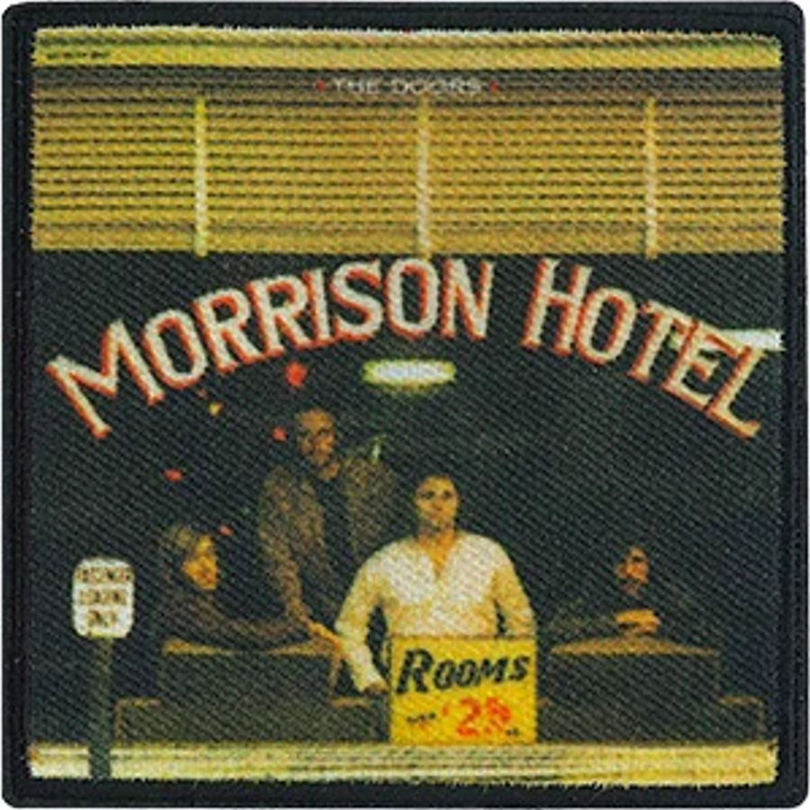 The Doors Morrison Hotel Album - Embroidered Iron-On Patch at Sticker ...