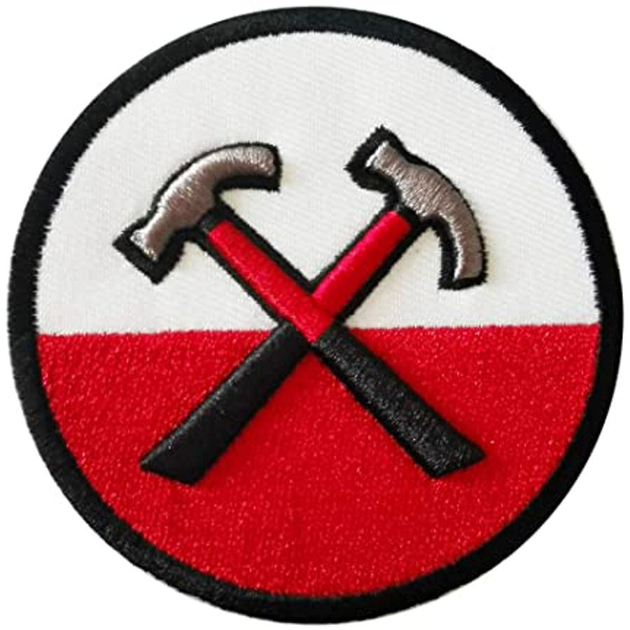 Pink Floyd The Wall Hammers - Embroidered Iron-On Patch at Sticker Shoppe