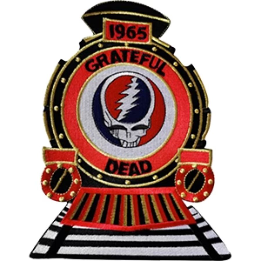 The Grateful Dead Train Large Oversized - Embroidered Iron-On Patch at ...