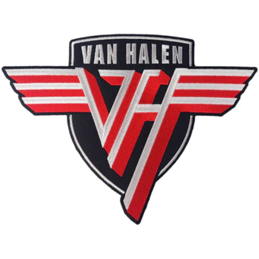 Van Halen Logo Large Oversized - Embroidered Iron-On Patch at Sticker ...