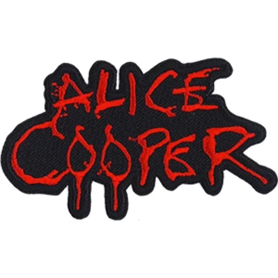 Alice Cooper Logo - Embroidered Iron-On Patch at Sticker Shoppe