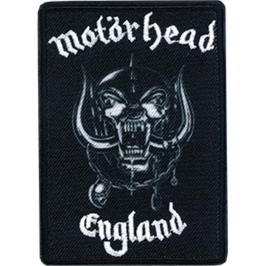 Motorhead Englad - Embroidered Iron-On Patch at Sticker Shoppe