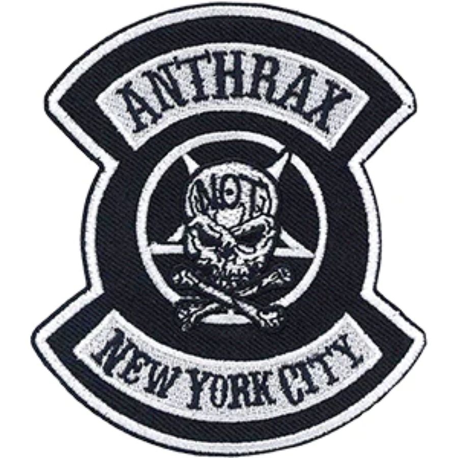 Anthrax New York City NYC - Embroidered Iron-On Patch at Sticker Shoppe