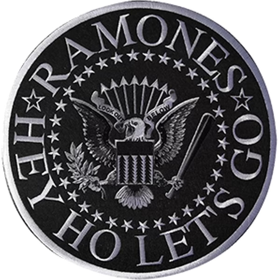 The Ramones Black Eagle Large Oversized - Embroidered Iron-On Patch at ...