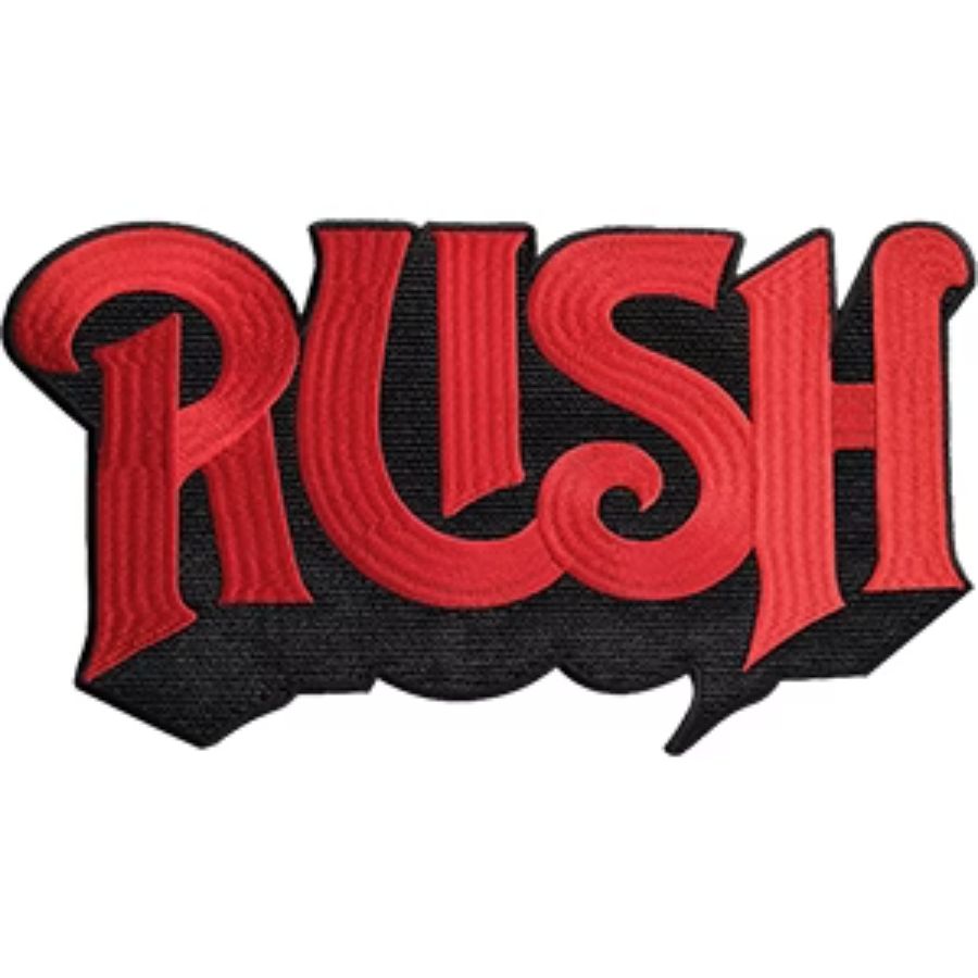 Rush Logo Large Oversized - Embroidered Iron-On Patch at Sticker Shoppe