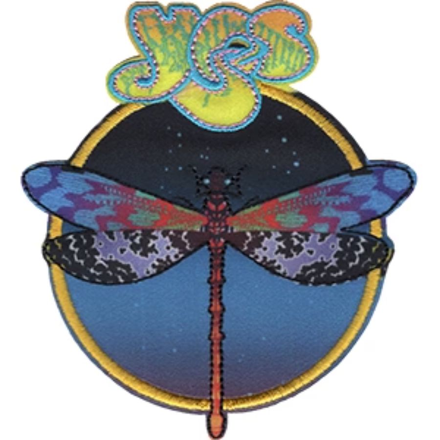 Yes Dragonfly - Embroidered Iron-On Patch at Sticker Shoppe