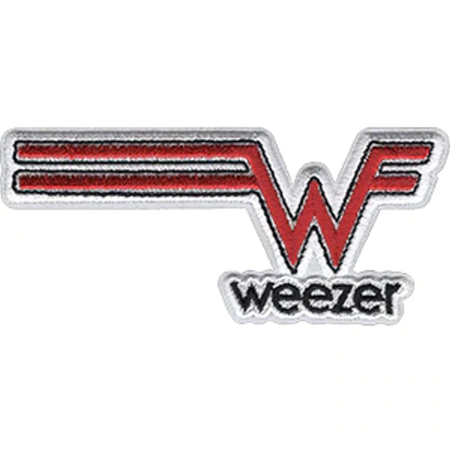 Weezer Red Logo - Embroidered Iron-On Patch at Sticker Shoppe