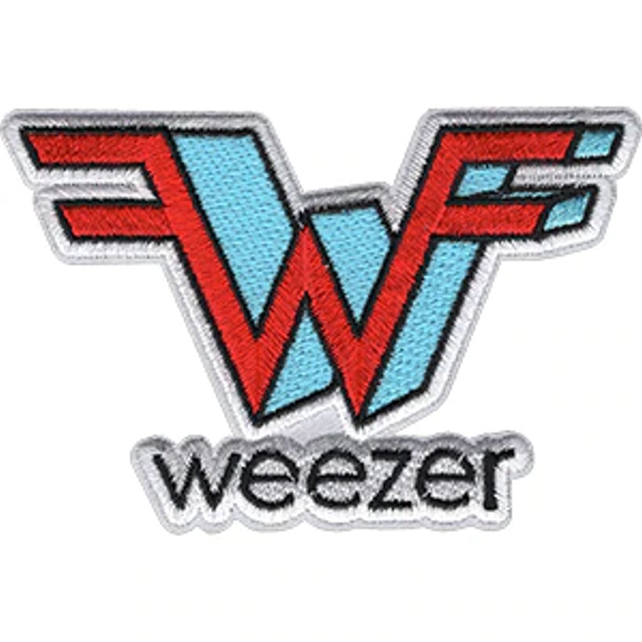 Weezer W Logo - Embroidered Iron-On Patch at Sticker Shoppe