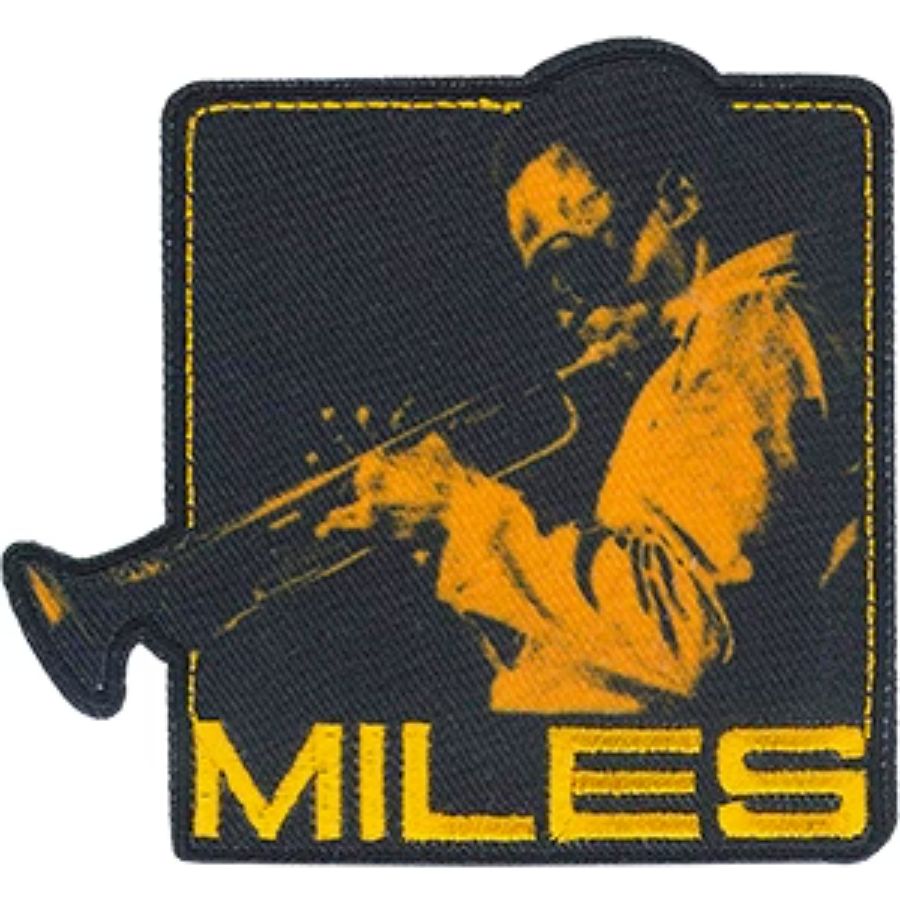 Miles Davis Trumpet - Embroidered Iron-On Patch at Sticker Shoppe