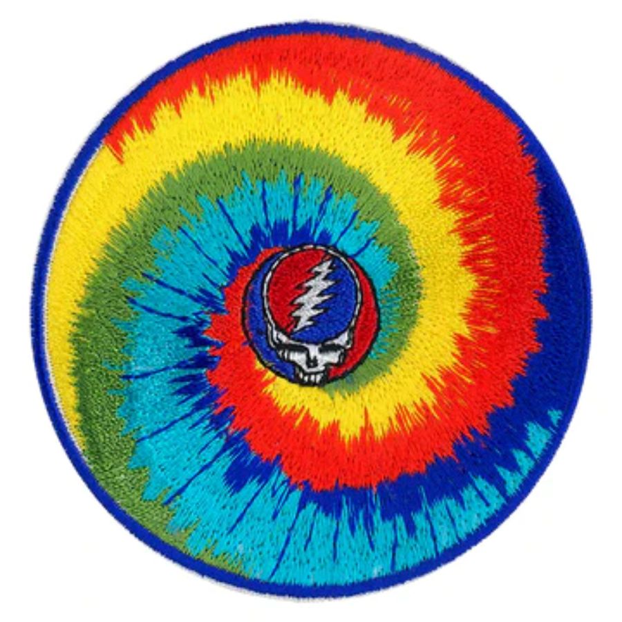 Grateful Dead SYF Swirl - Embroidered Iron-On Patch at Sticker Shoppe