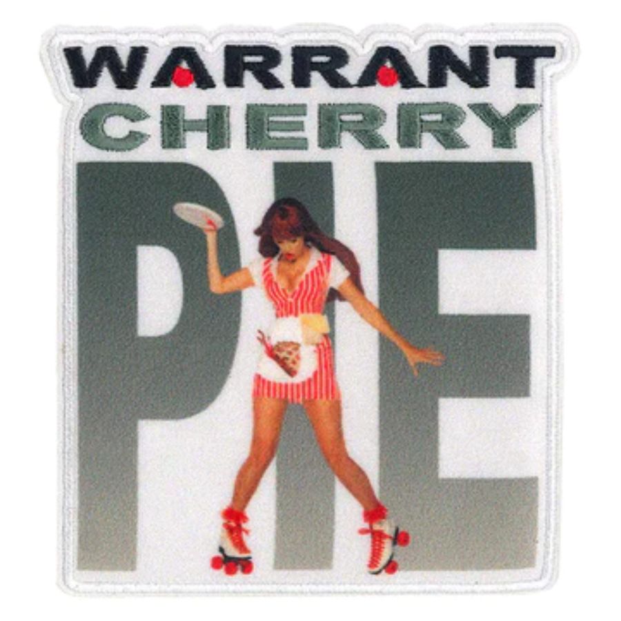 Warrant Cherry Pie - Embroidered Iron-On Patch at Sticker Shoppe