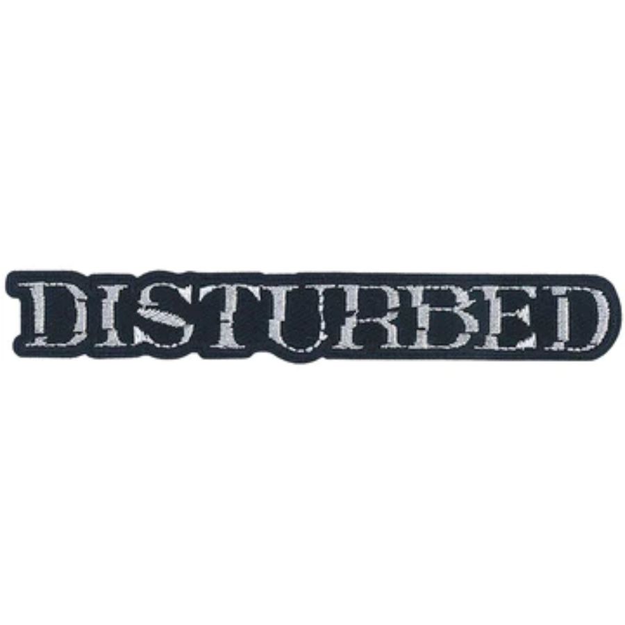 Disturbed Logo - Embroidered Iron-On Patch at Sticker Shoppe