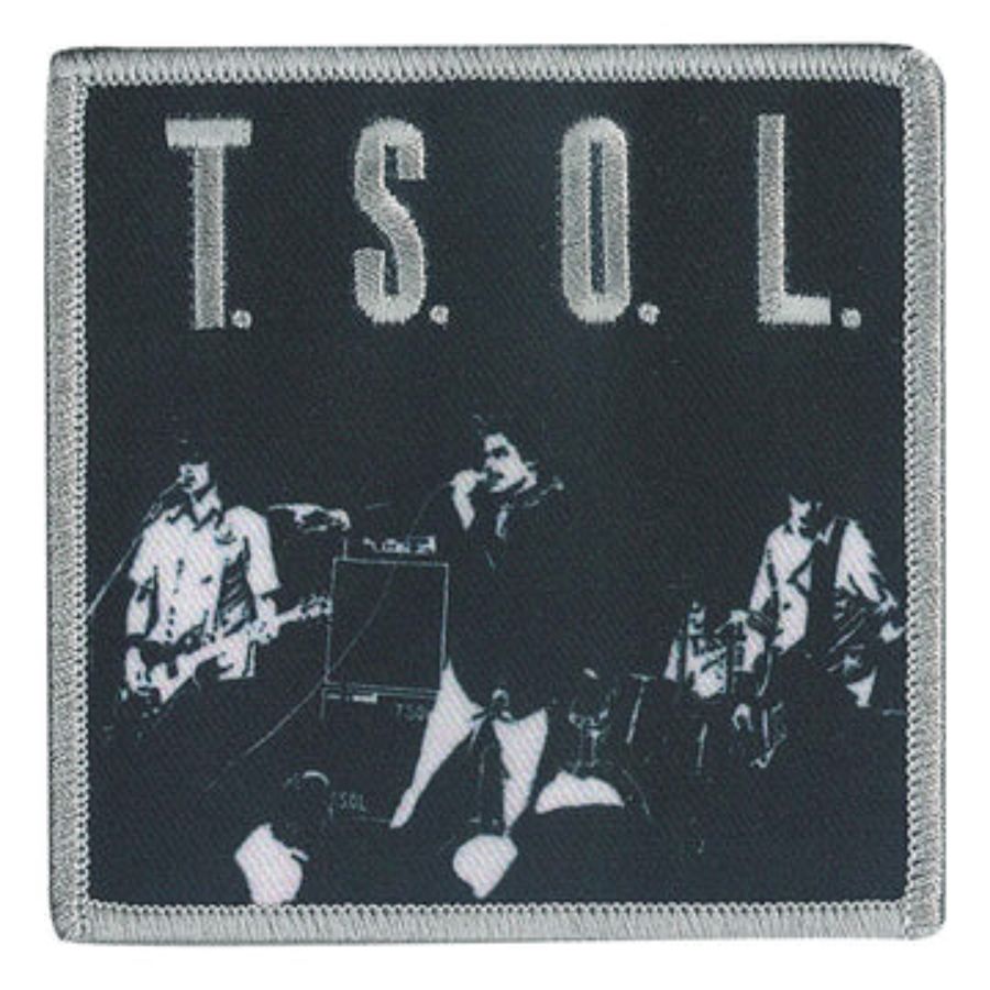 T.S.O.L. EP Cover - Embroidered Iron-On Patch at Sticker Shoppe
