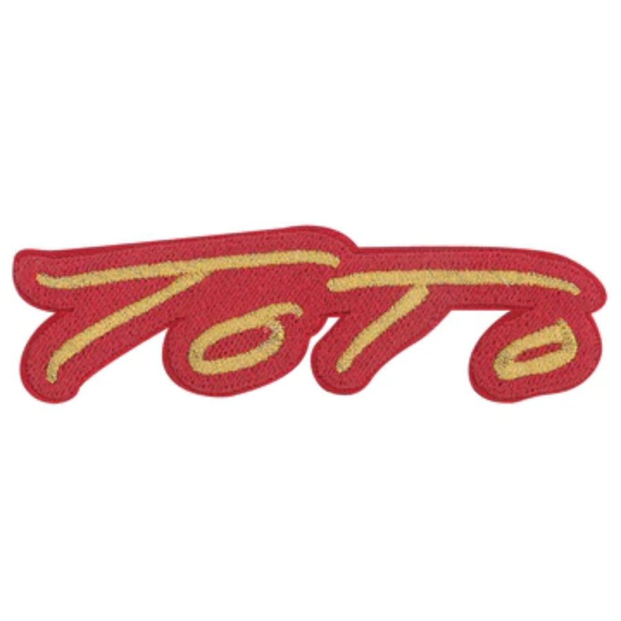 Toto Logo - Embroidered Iron-On Patch at Sticker Shoppe