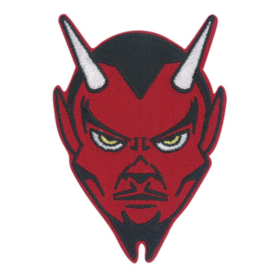 Red Devil - Embroidered Iron-On Patch at Sticker Shoppe