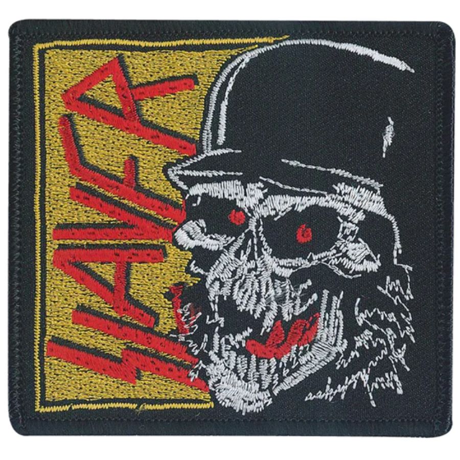 Slayer Laughing Skull - Embroidered Iron-On Patch at Sticker Shoppe