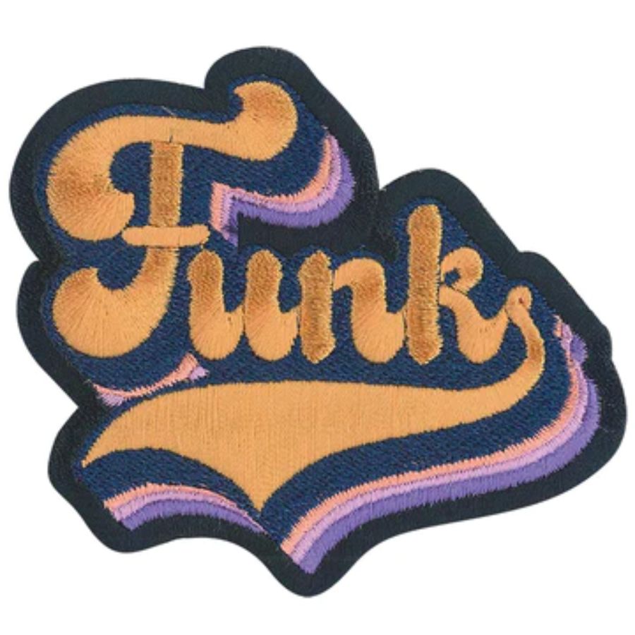 Funk Music - Embroidered Iron-On Patch at Sticker Shoppe