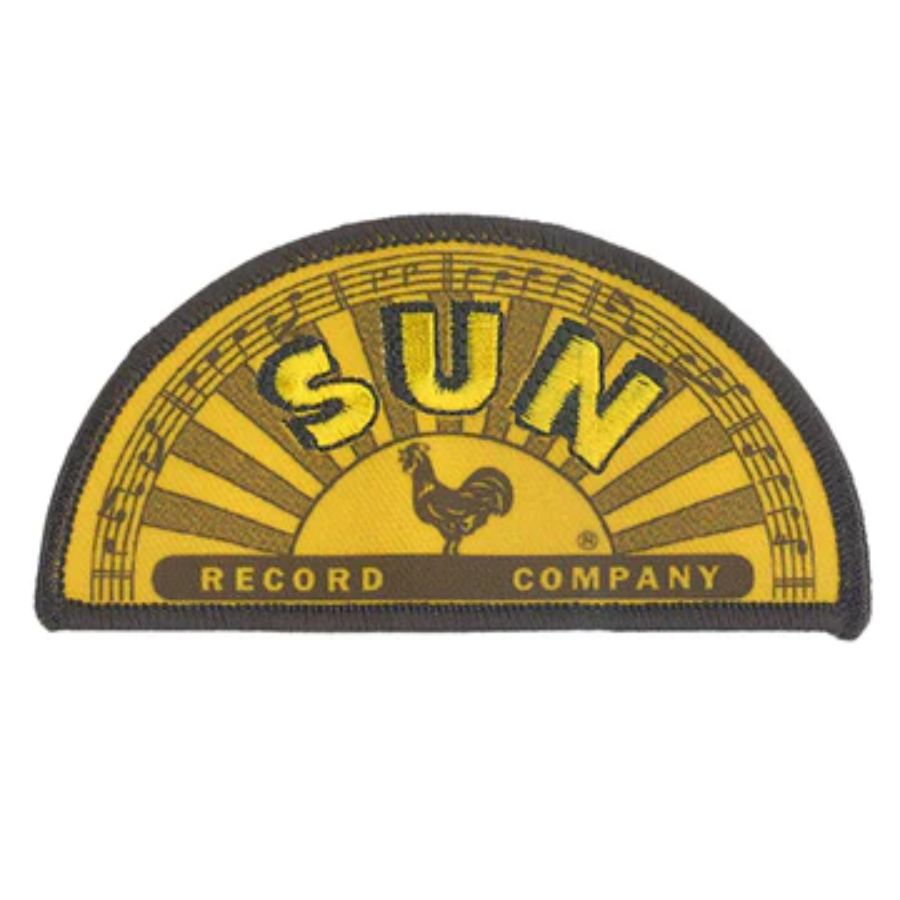Sun Records Half Circle Logo - Embroidered Iron-On Patch at Sticker Shoppe