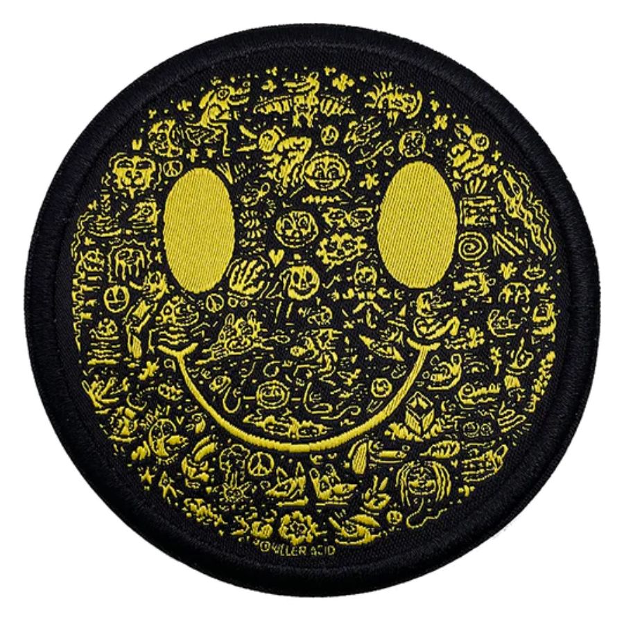 Killer Acid Smile - Embroidered Iron-On Patch at Sticker Shoppe