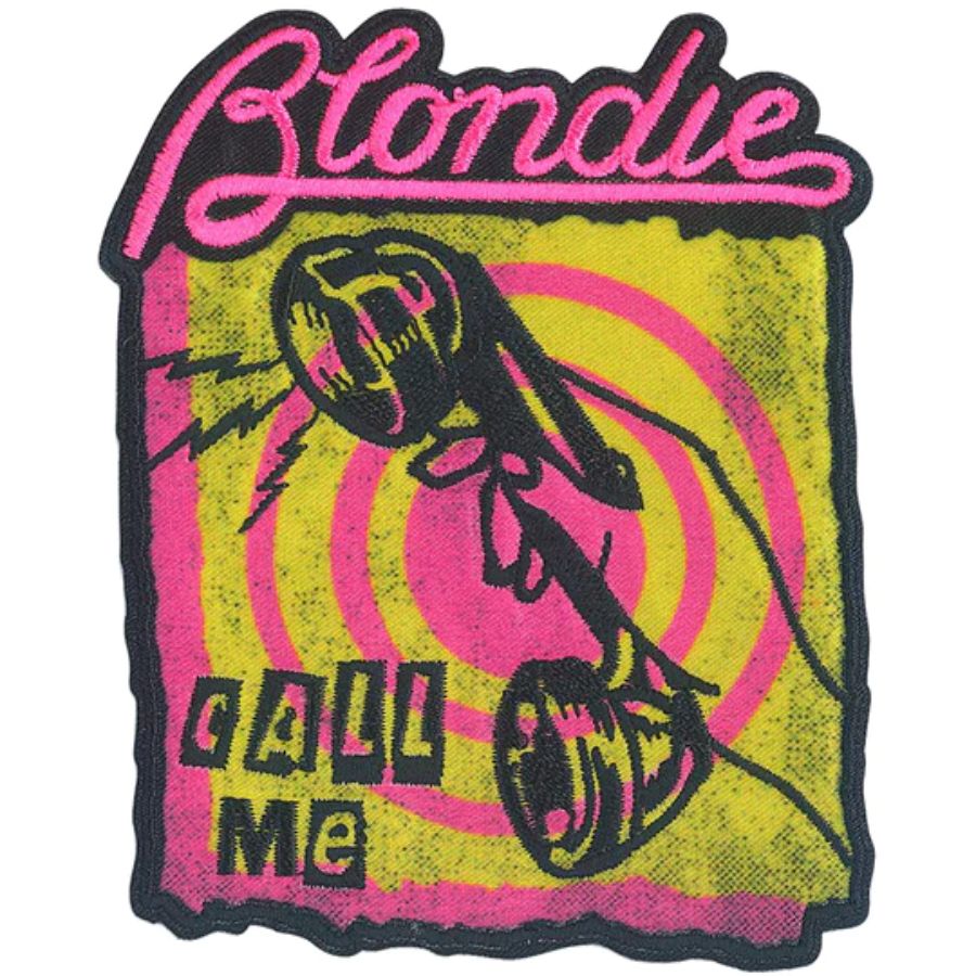 Blondie Call Me - Embroidered Iron-On Patch at Sticker Shoppe