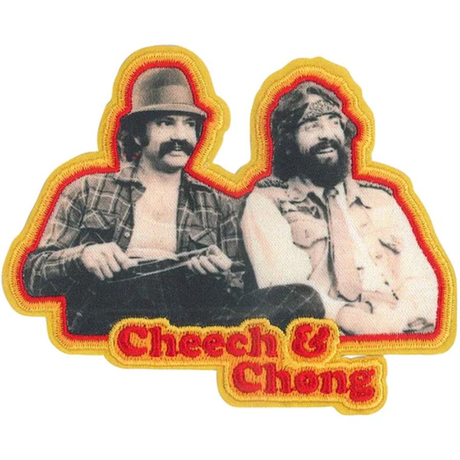 Cheech & Chong Retro - Embroidered Iron-On Patch at Sticker Shoppe