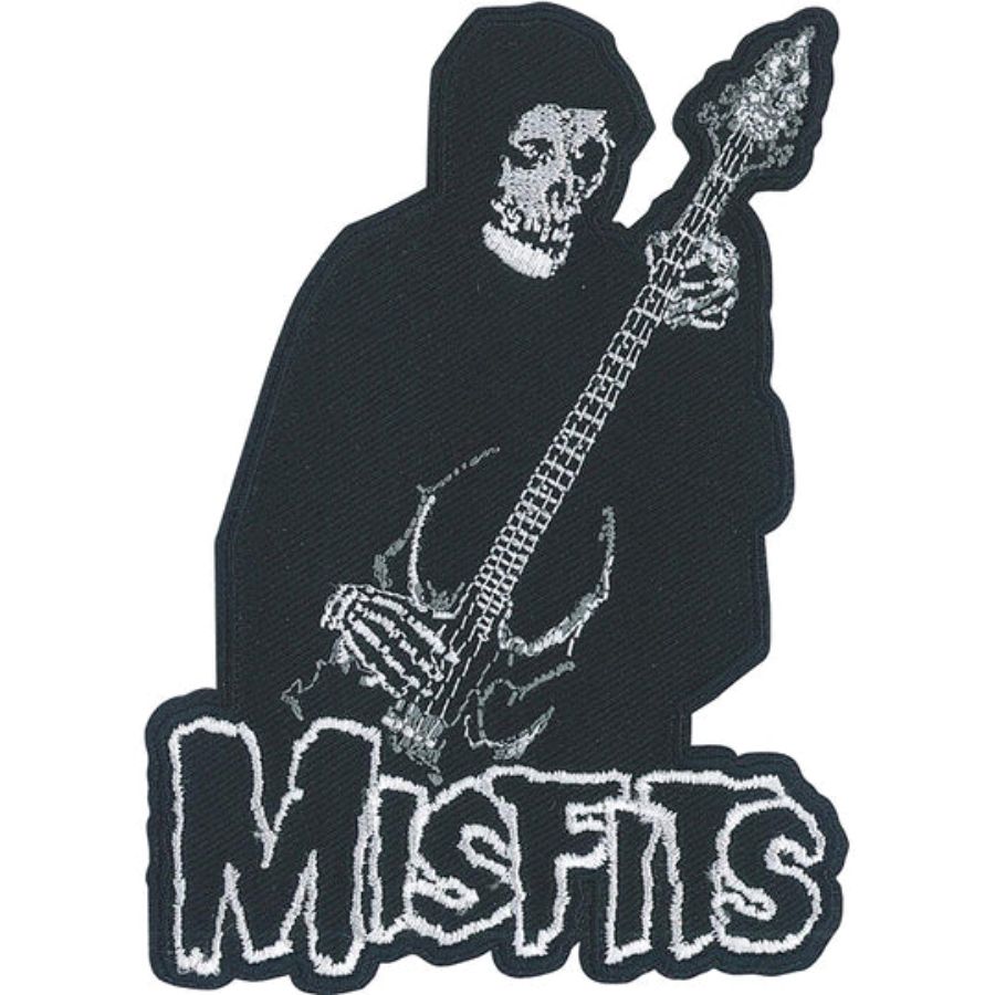 Misfits Bass Fiend - Embroidered Iron-On Patch at Sticker Shoppe