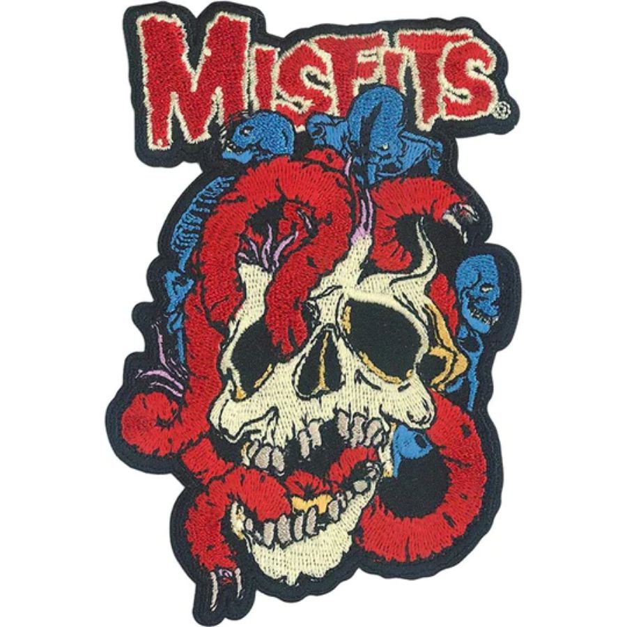 Misfits Squirm - Embroidered Iron-On Patch at Sticker Shoppe