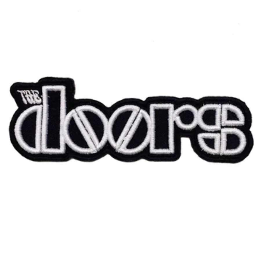 The Doors Logo Raised 3D - Embroidered Iron-On Patch at Sticker Shoppe