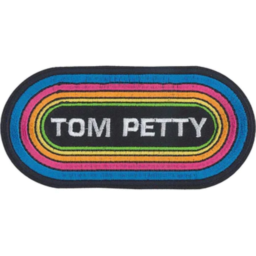 Tom Petty KMET - Embroidered Iron-On Patch at Sticker Shoppe