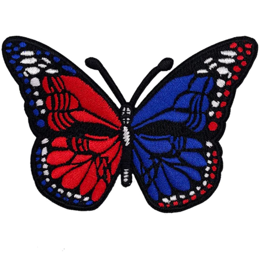 Grateful Dead SYF Butterfly - Embroidered Iron-On Patch at Sticker Shoppe