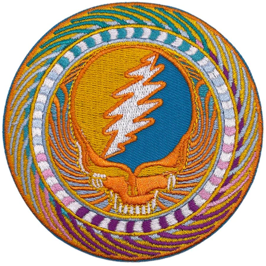 Grateful Dead Sunburst SYF - Embroidered Iron-On Patch at Sticker Shoppe