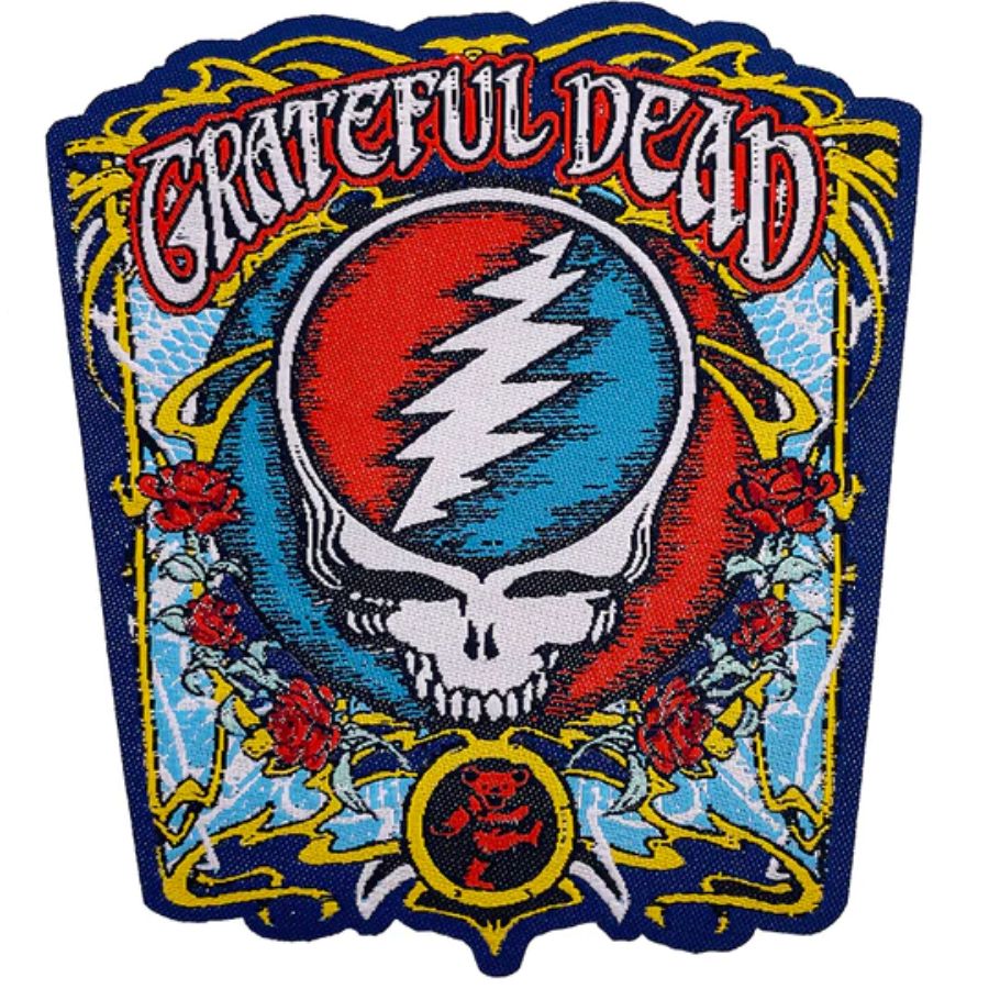 Grateful Dead SYF Art - Embroidered Iron-On Patch at Sticker Shoppe