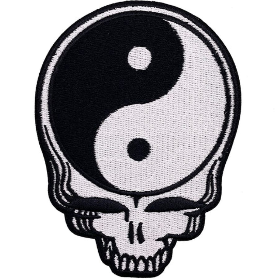 Grateful Dead Yin Yang SYF - Embroidered Iron-On Patch at Grateful Dead Yin Yang SYF - Embroidered Iron-On Patch at