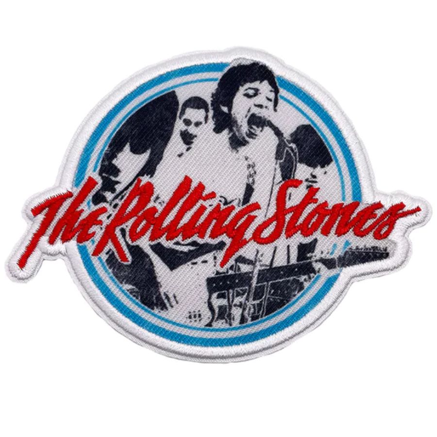 The Rolling Stones Concert Poster - Embroidered Iron-On Patch at ...
