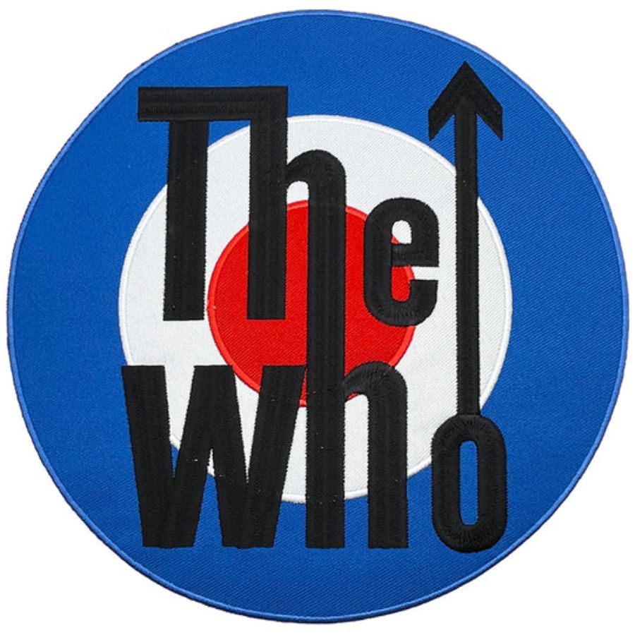 The Who Target Logo Large Oversized - Embroidered Iron-On Patch at ...
