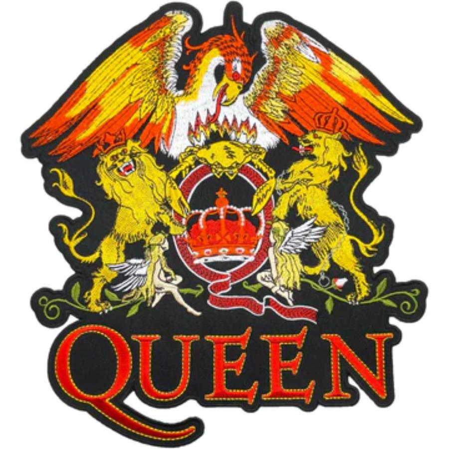 Queen Classic Crest Extra Large Oversized - Embroidered Iron-On Patch ...