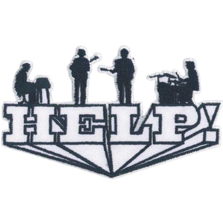 The Beatles Help! Graphic - Embroidered Iron-On Patch at Sticker Shoppe