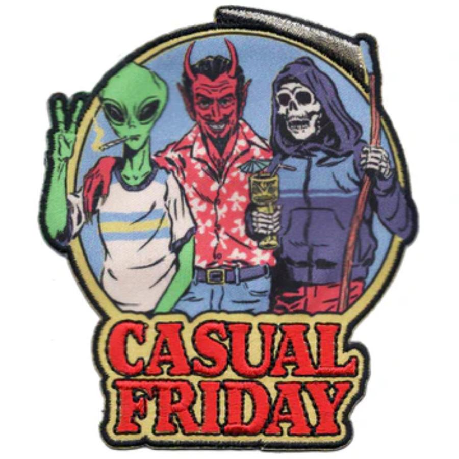 Steven Rhodes Casual Friday - Embroidered Iron-On Patch at Sticker Shoppe